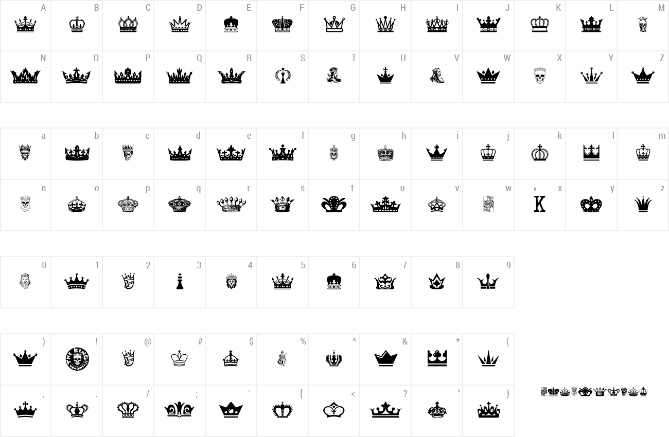 The King Font | wfonts.com - download free