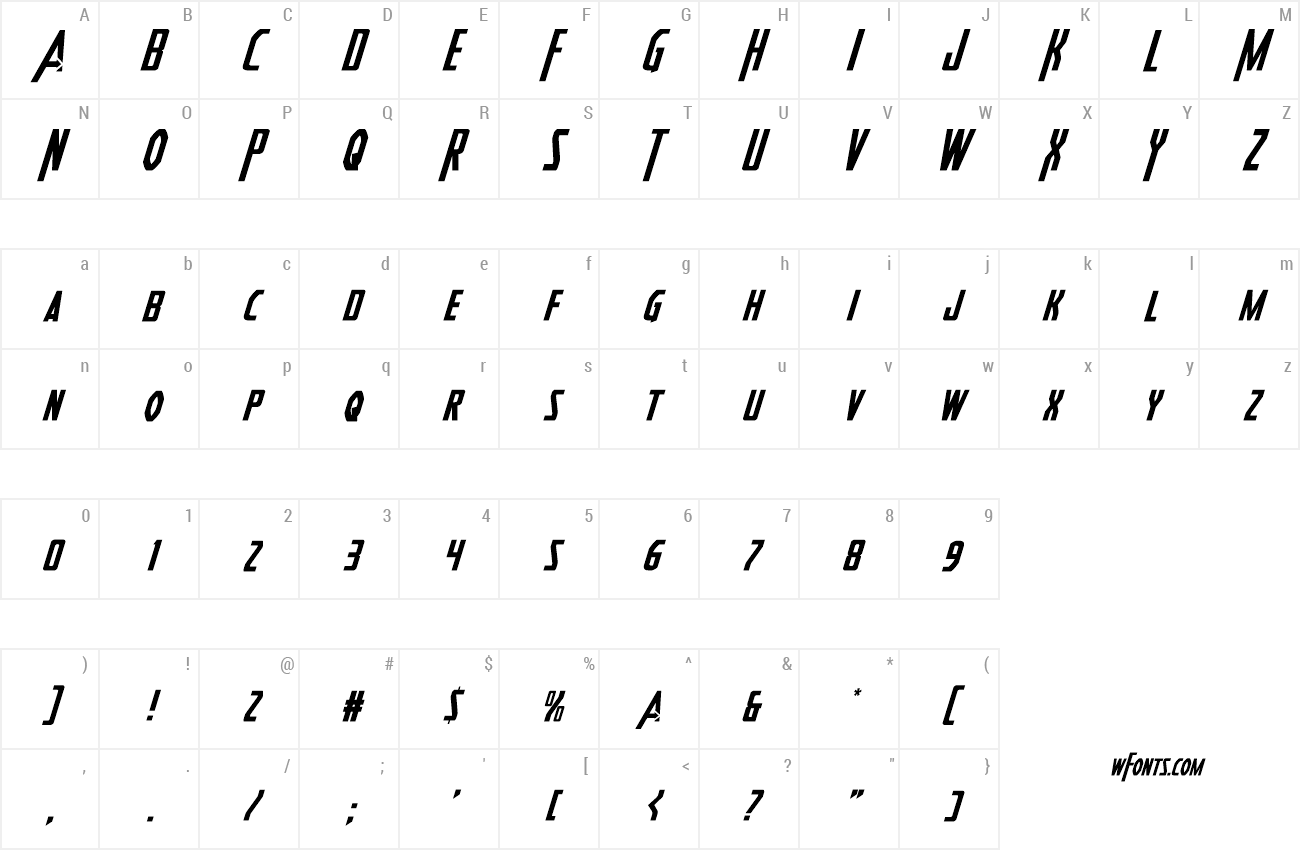 Heroes Assemble Italic Font | wfonts.com - download free