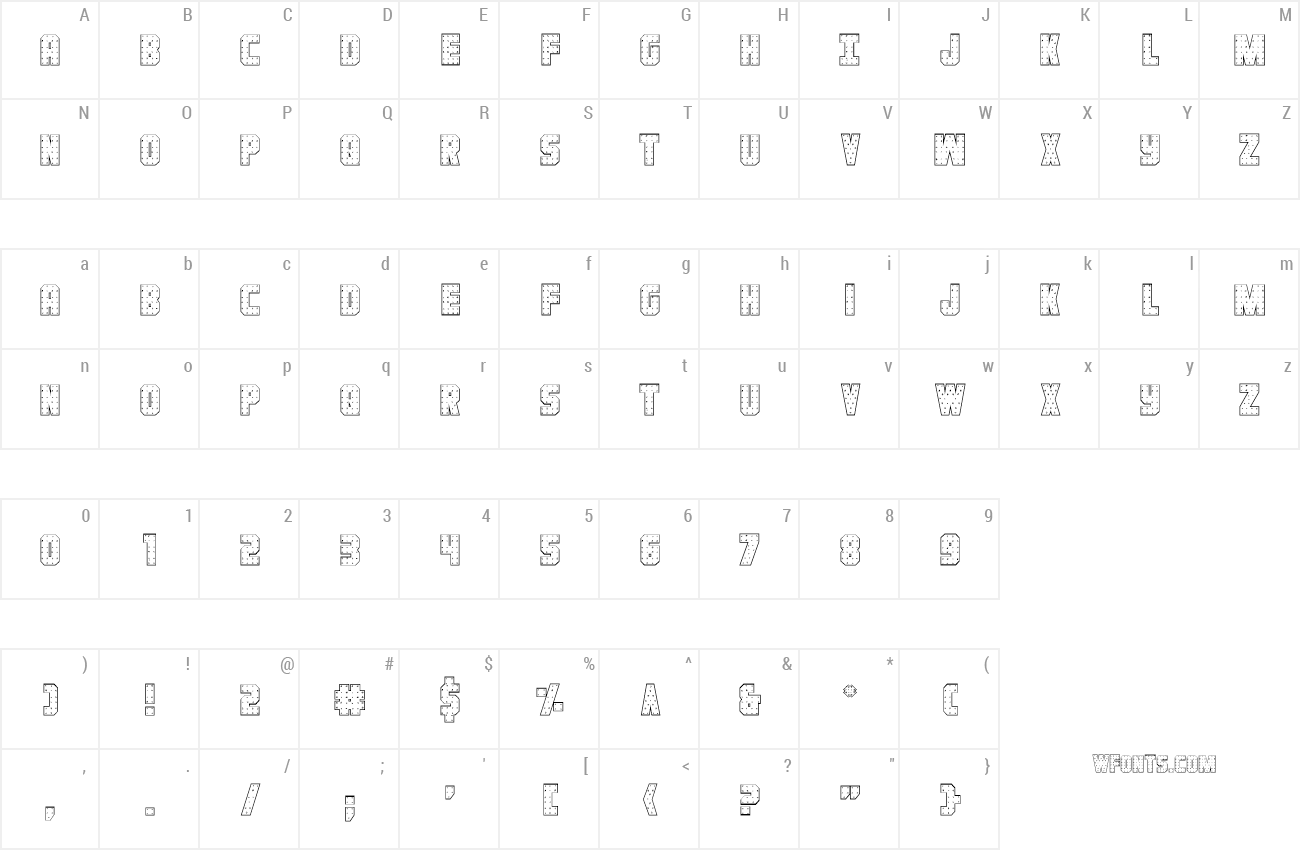 Iron Forge Outline Font | wfonts.com - download free