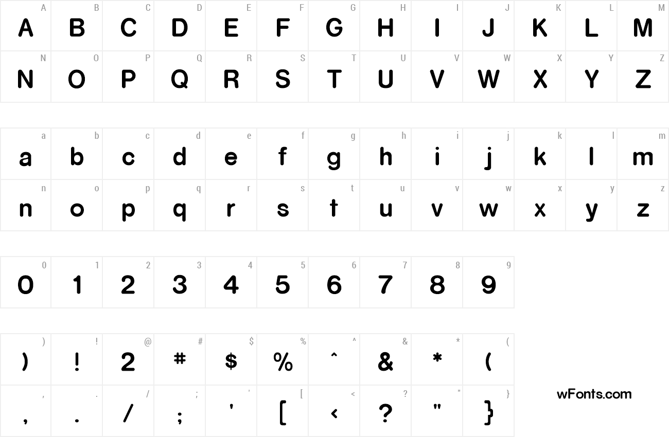 RockoFLF Font | wfonts.com - download free