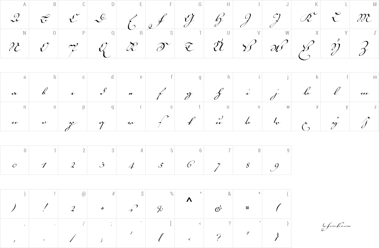 18th Century Kurrent Start Font | wfonts.com - download free