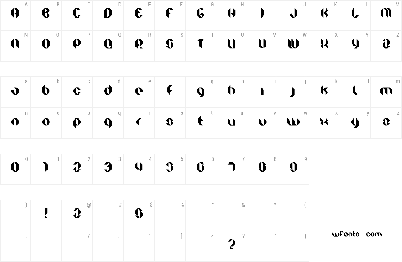 Facet Black Font | wfonts.com - download free