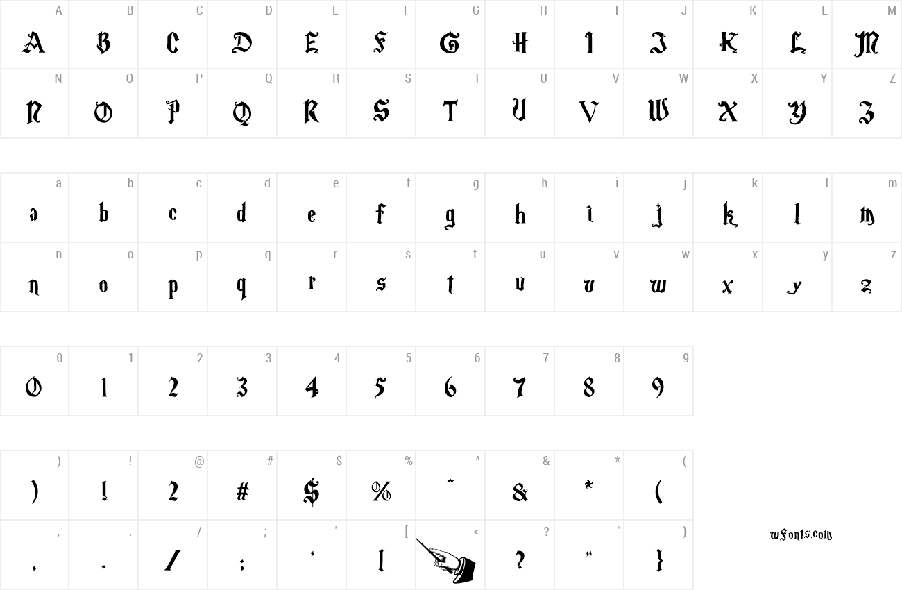 Magic School One Font | wfonts.com - download free