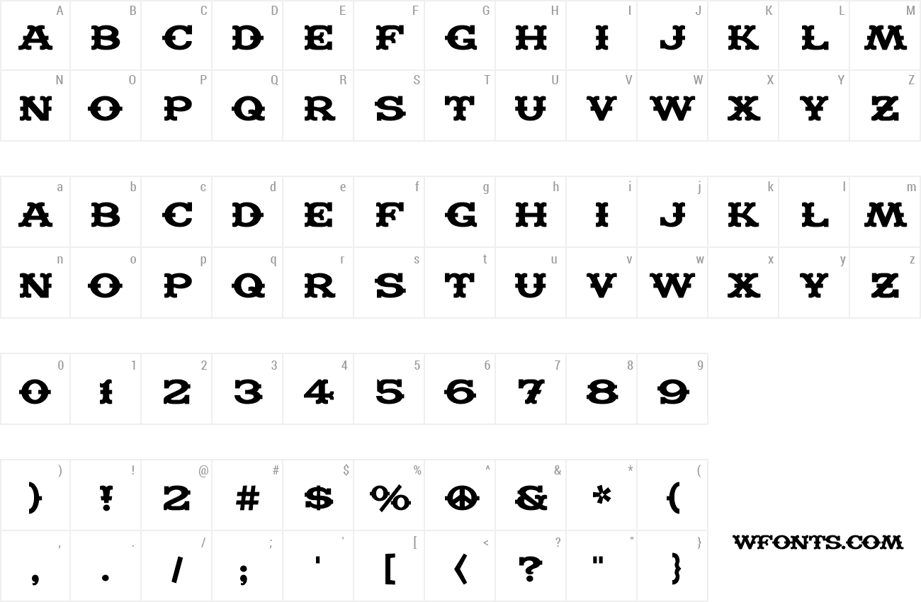 Madfont Bars Font | wfonts.com - download free