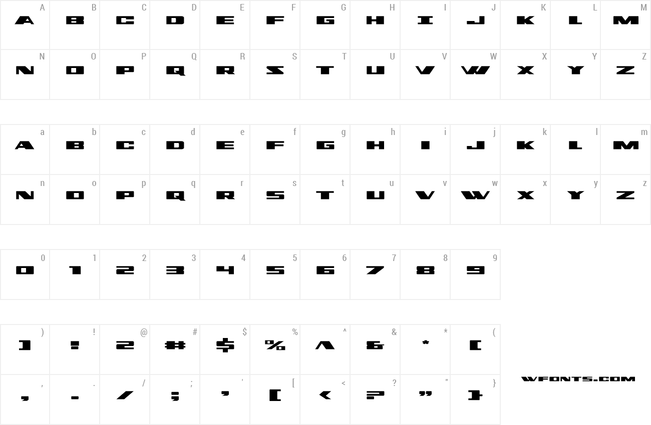 Dassault Expanded Font | wfonts.com - download free