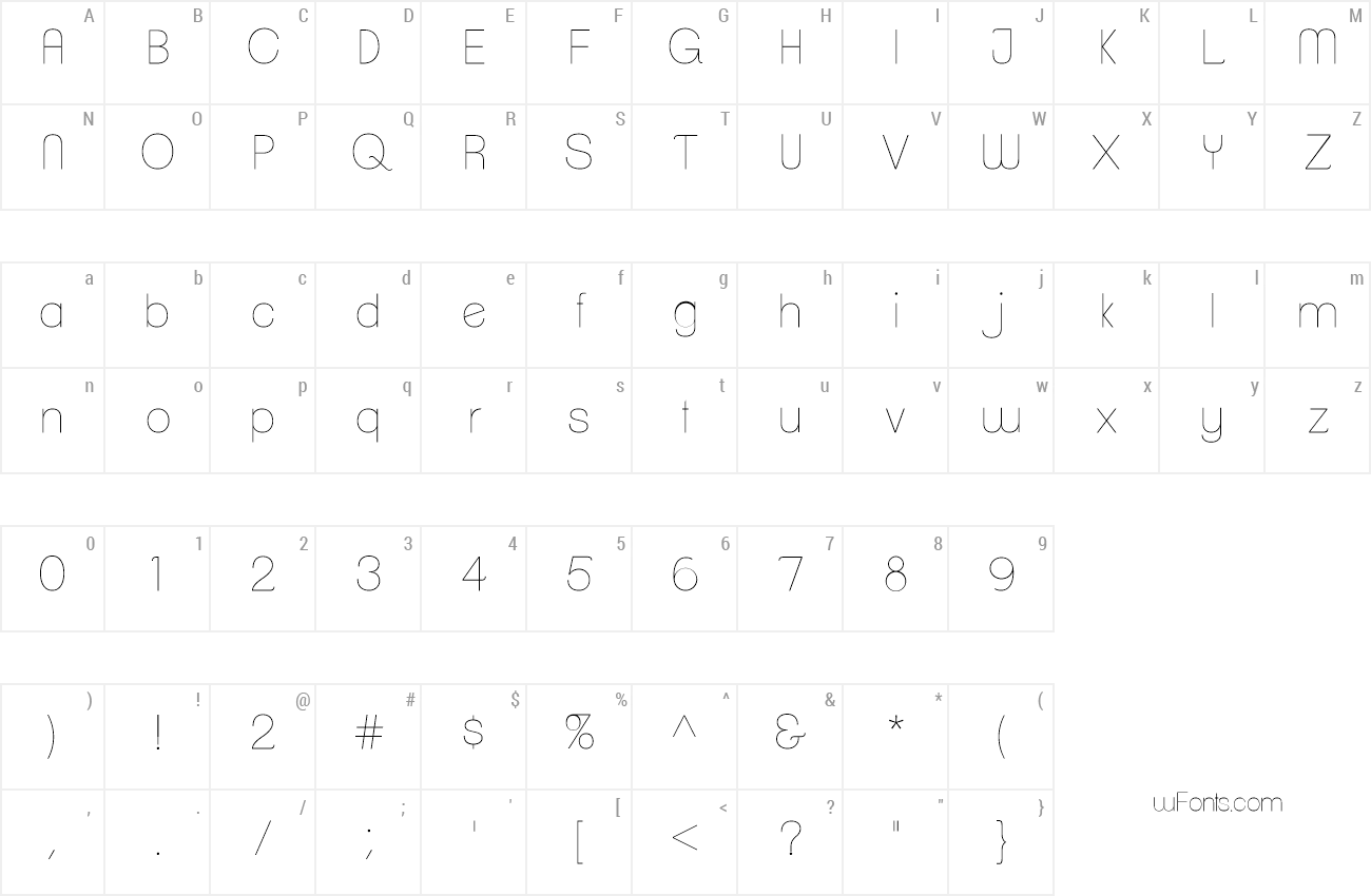 ClementePDaa Font | wfonts.com - download free