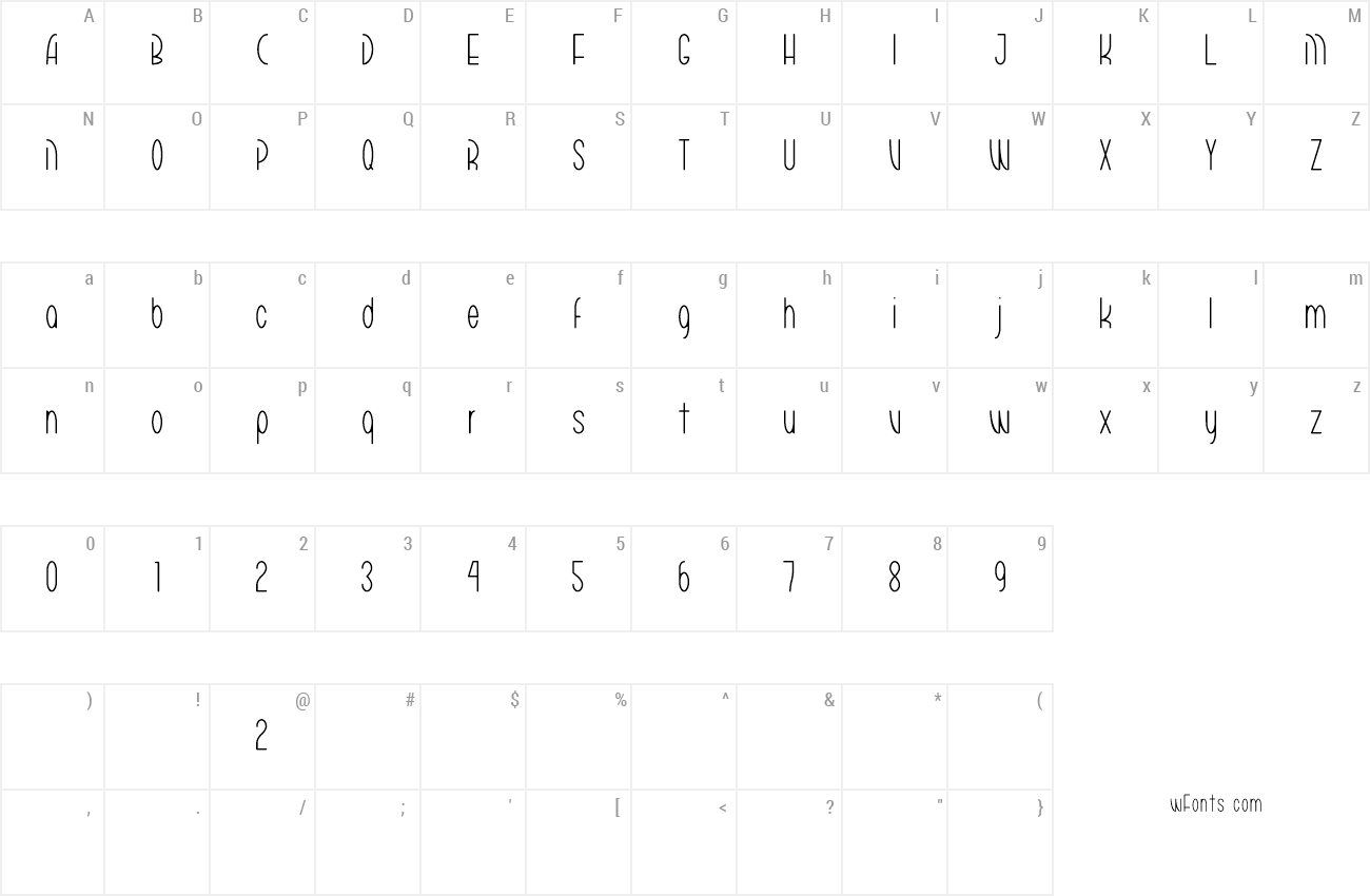 Mariko Chan Thin Font | wfonts.com - download free