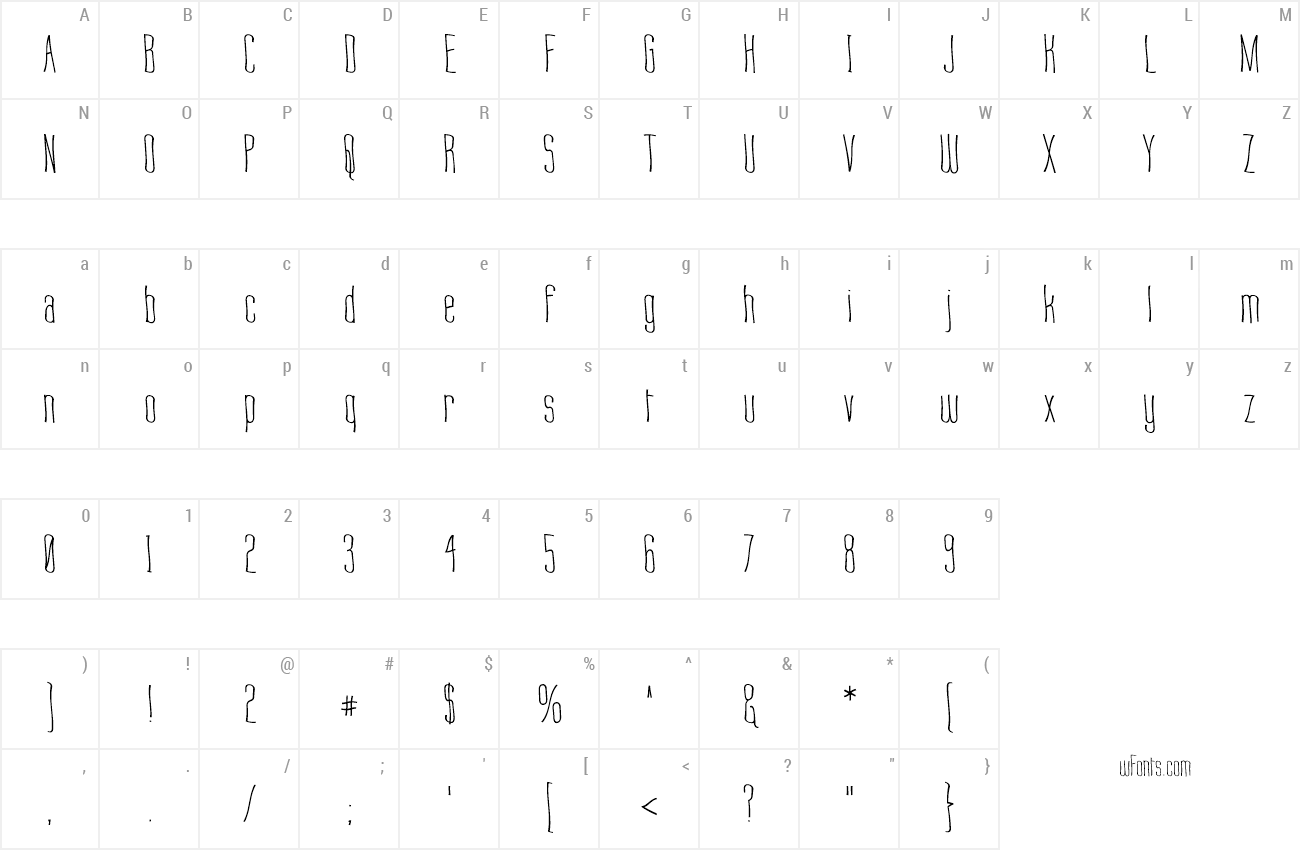 Labtop Warp 1 Font | wfonts.com - download free