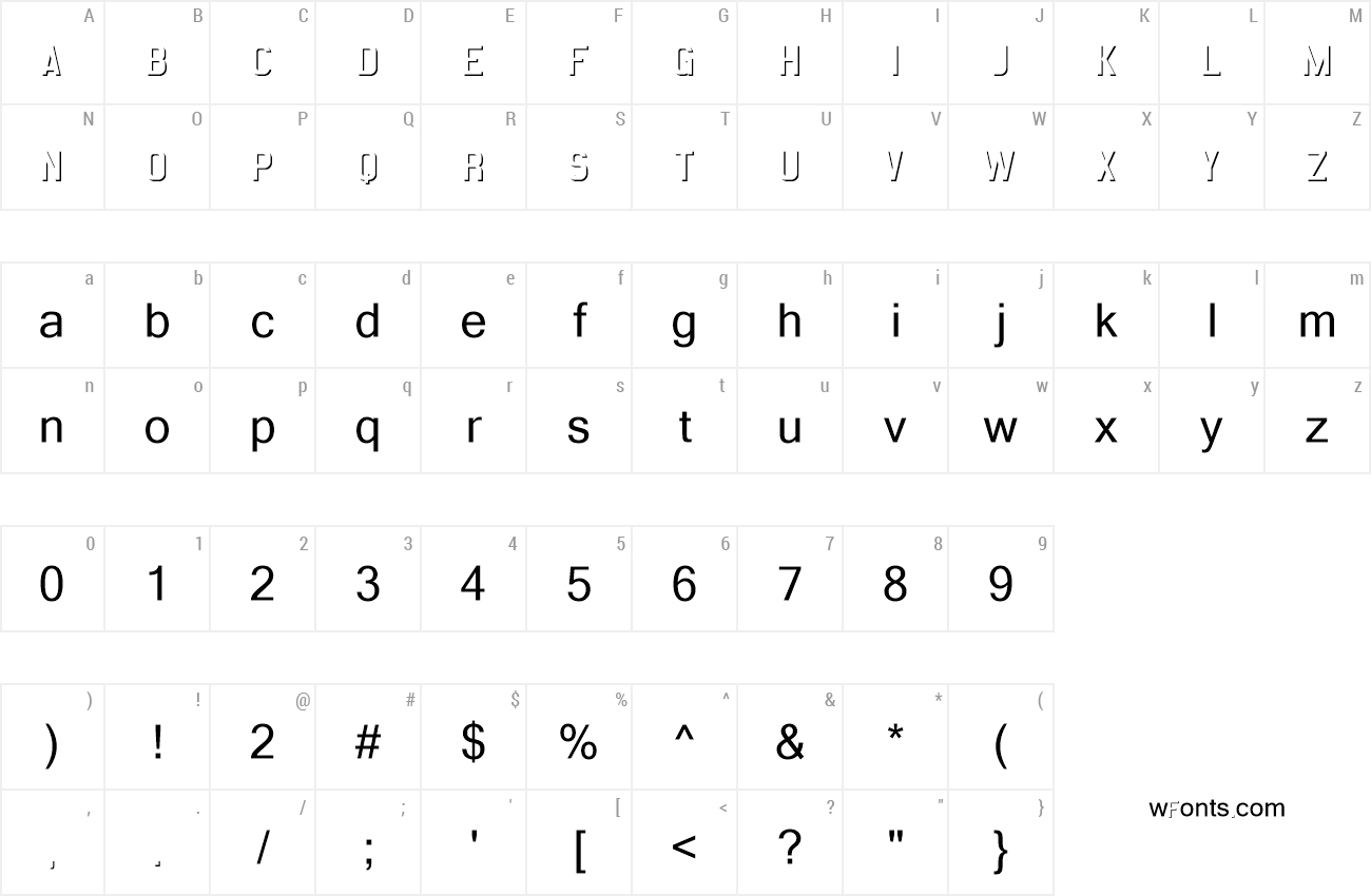 Emboss Statement Regular Font | wfonts.com - download free