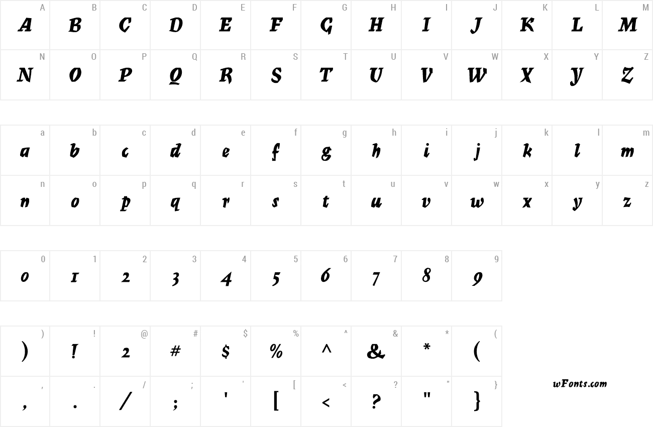 Mercurius Font | wfonts.com - download free