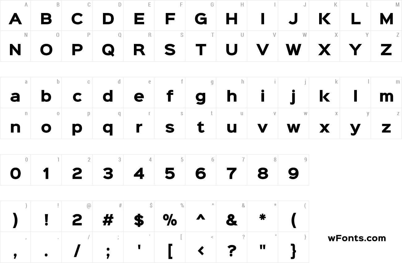 Sinkin Sans 800 Black Font | wfonts.com - download free