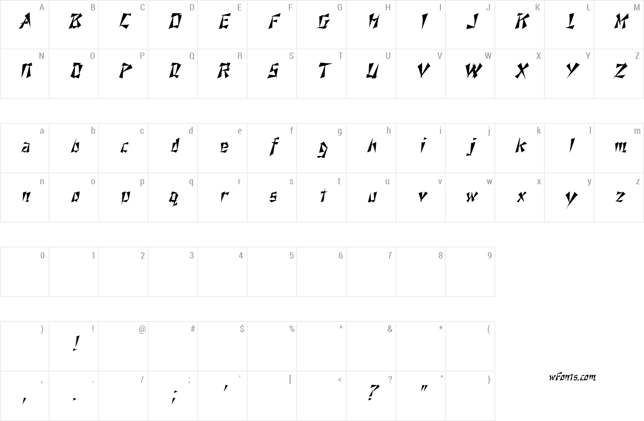 Nixon Italic Font | wfonts.com - download free