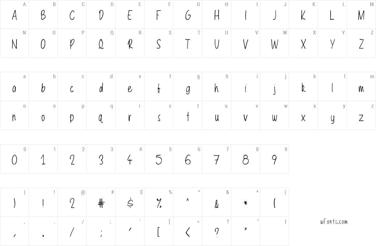 Wilson Hand Font | wfonts.com - download free