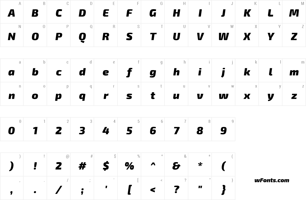 Exo 2 Black Font | wfonts.com - download free