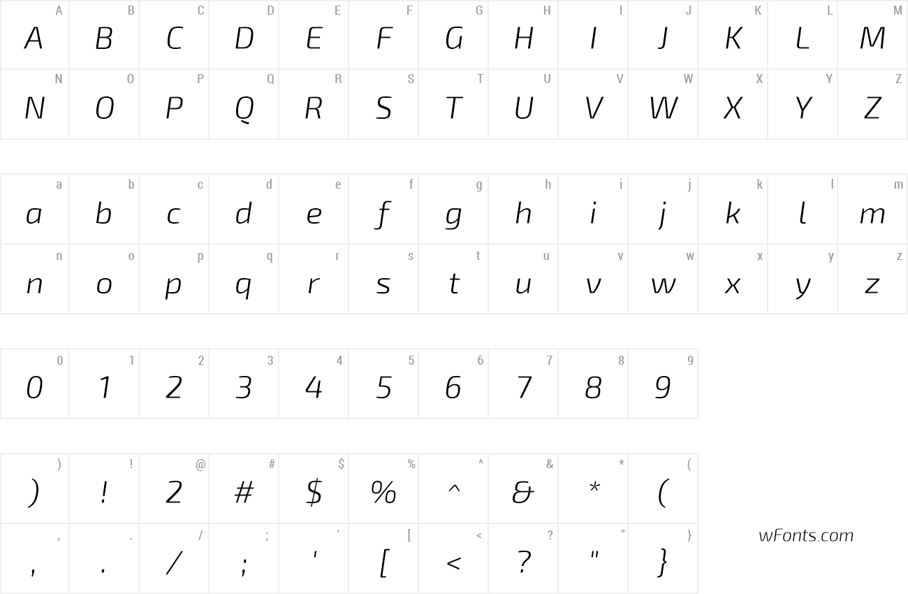 Exo 2 Light Font | wfonts.com - download free