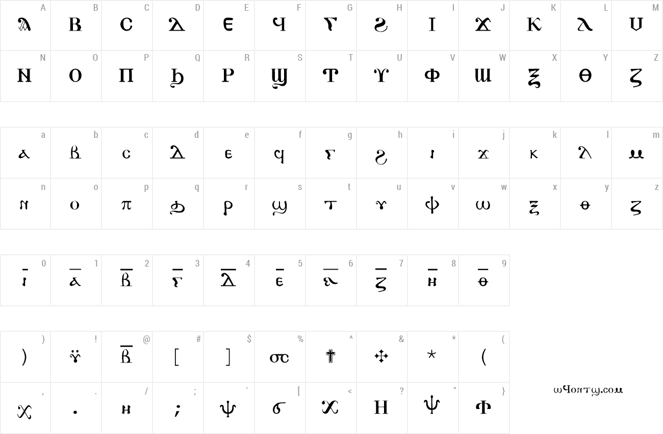 Antonious Font | wfonts.com - download free