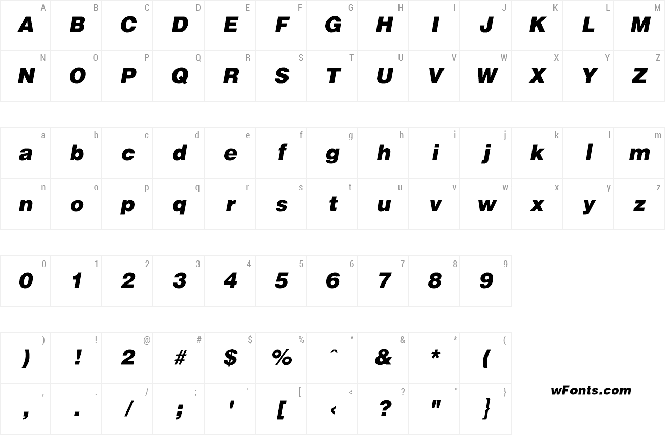 Arena Black Font | wfonts.com - download free