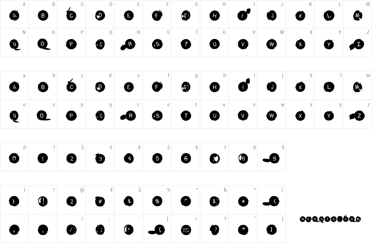 BackspacerRound Font | wfonts.com - download free