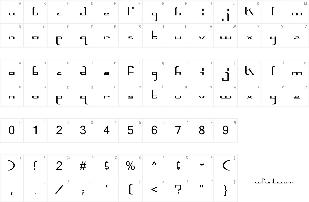 Bionic Font | wfonts.com - download free