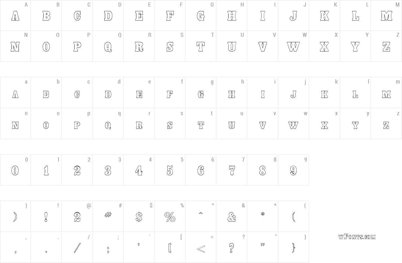 Bounder Font | wfonts.com - download free