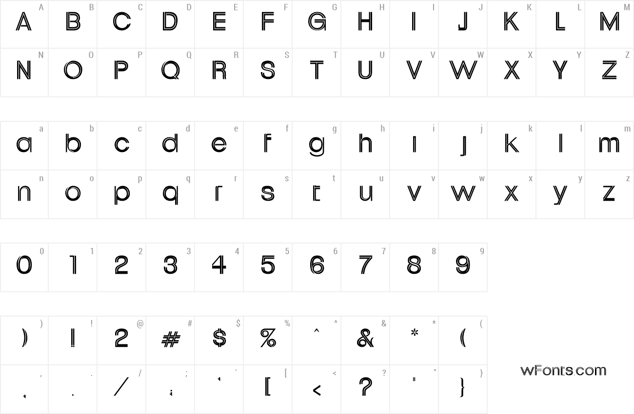 Daubler Font | wfonts.com - download free