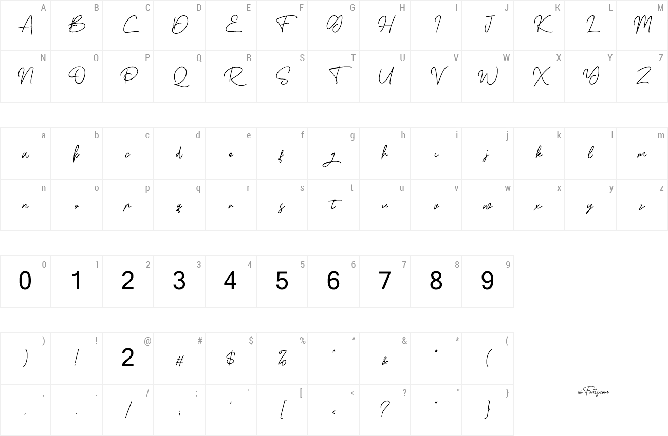 Boss Signature Font | wfonts.com - download free