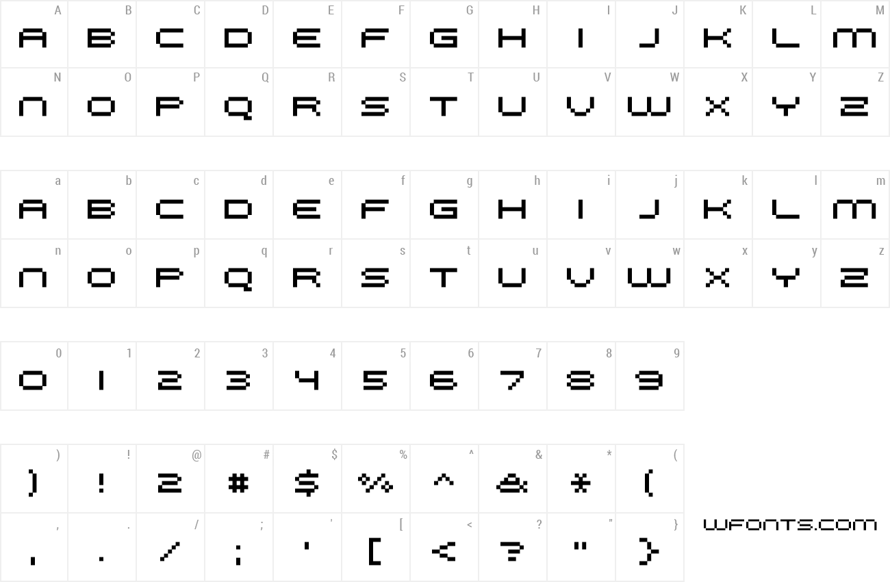 FFF Galaxy Font | wfonts.com - download free