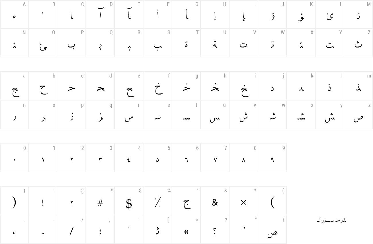 Karbala Font | wfonts.com - download free