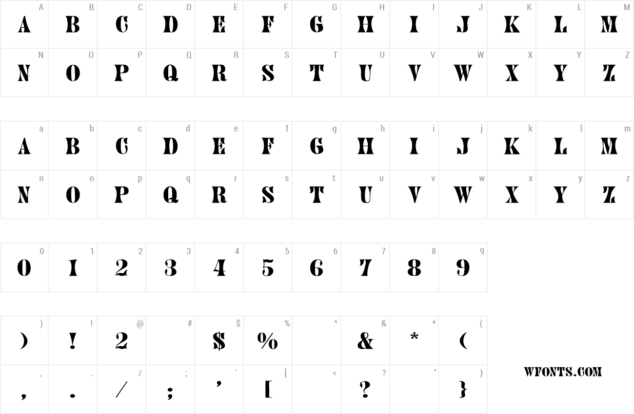 Juniper-Normal Wd Font | wfonts.com - download free