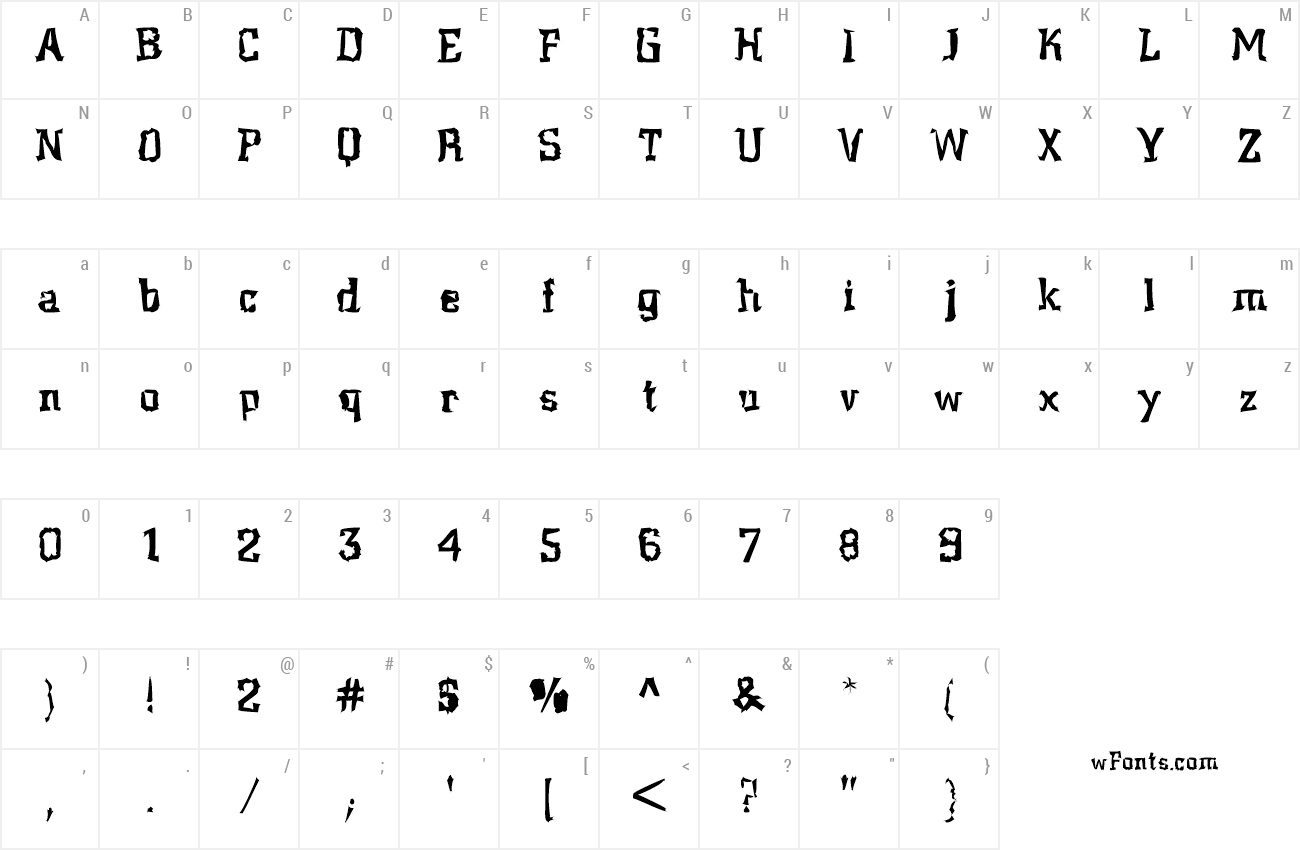 Klaxon Font | wfonts.com - download free