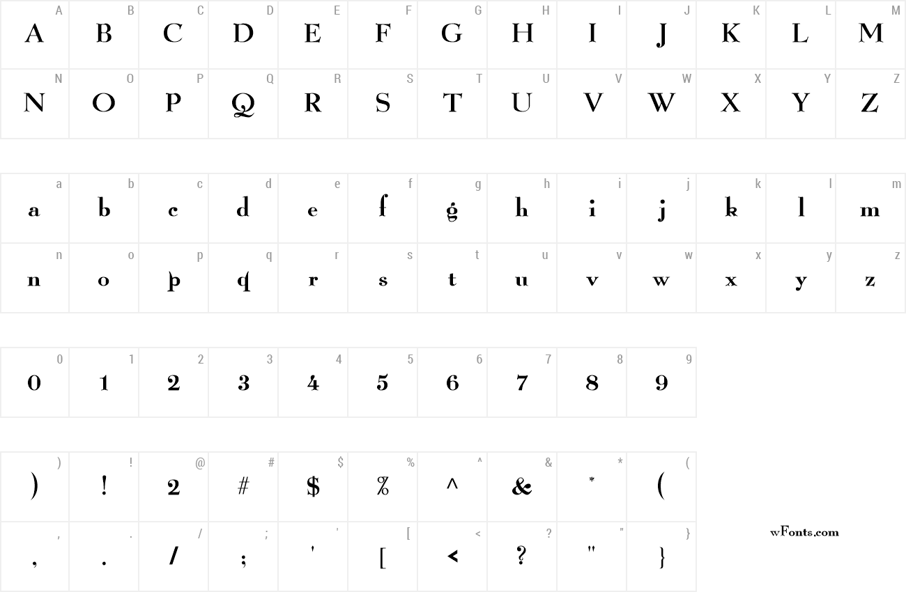 LightType Font | wfonts.com - download free