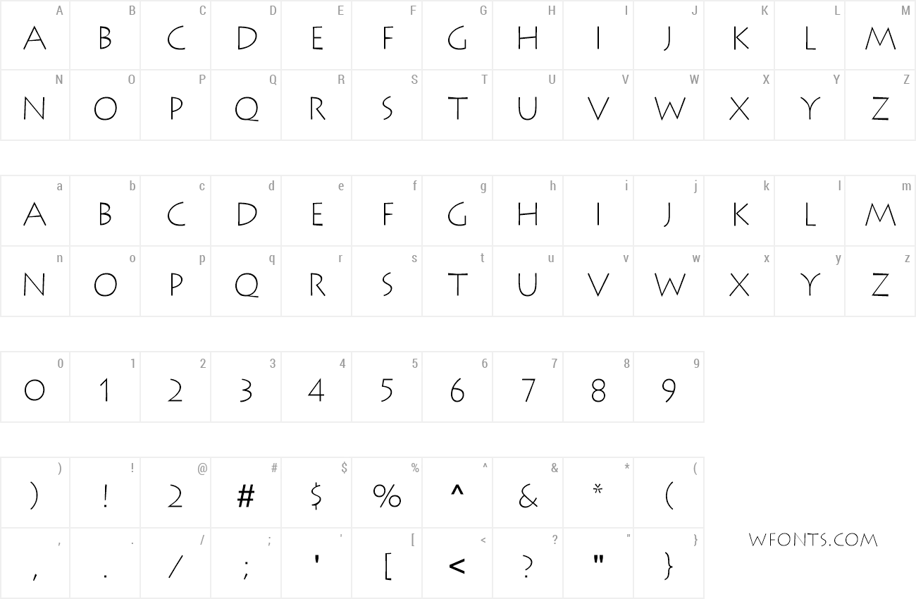 Lithos-ExtraLight Font | wfonts.com - download free