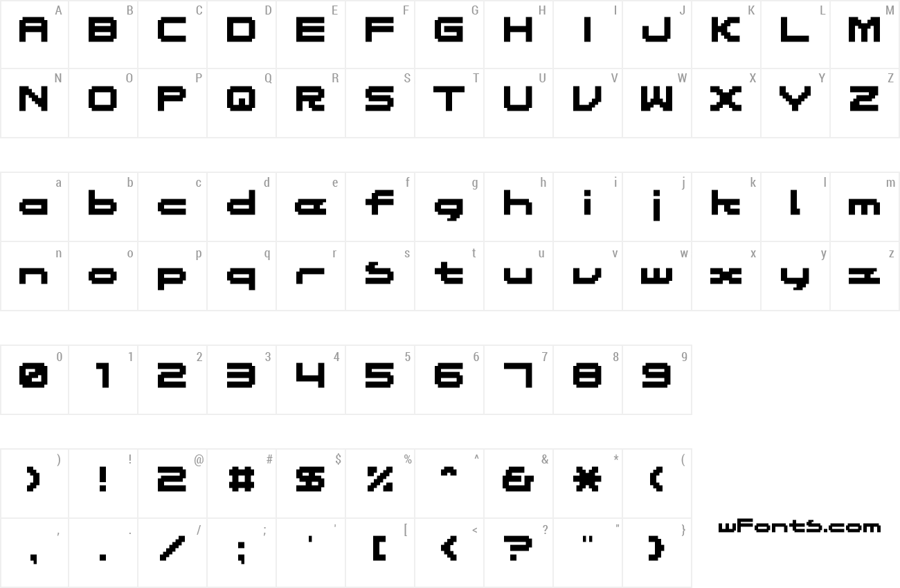 MASSIVE 10 A Font | wfonts.com - download free