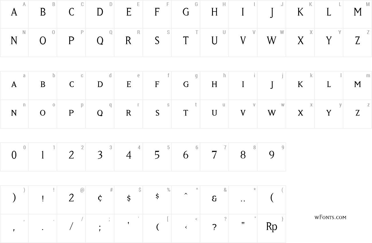 MatrixBookSmallCaps Font | wfonts.com - download free