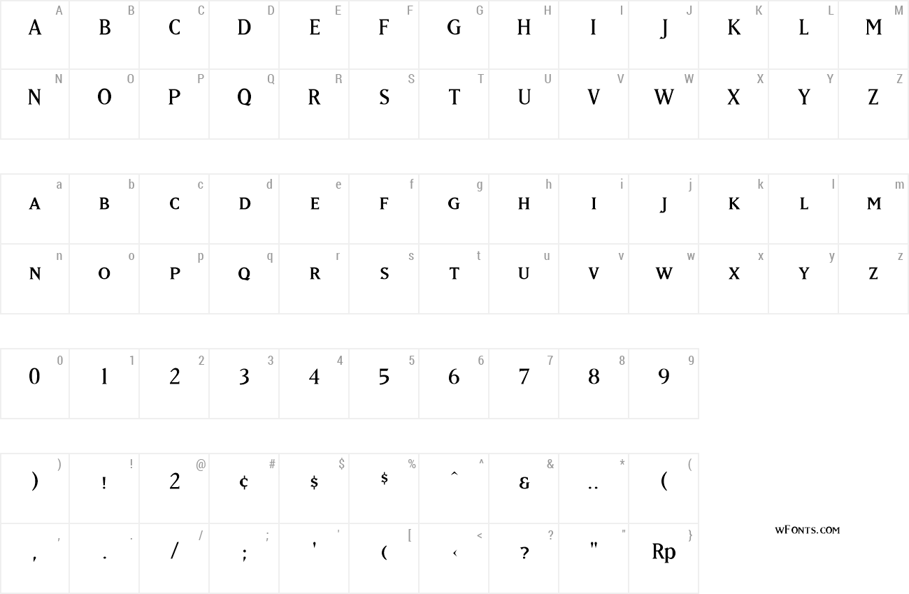 MatrixRegularSmallCaps Font | wfonts.com - download free