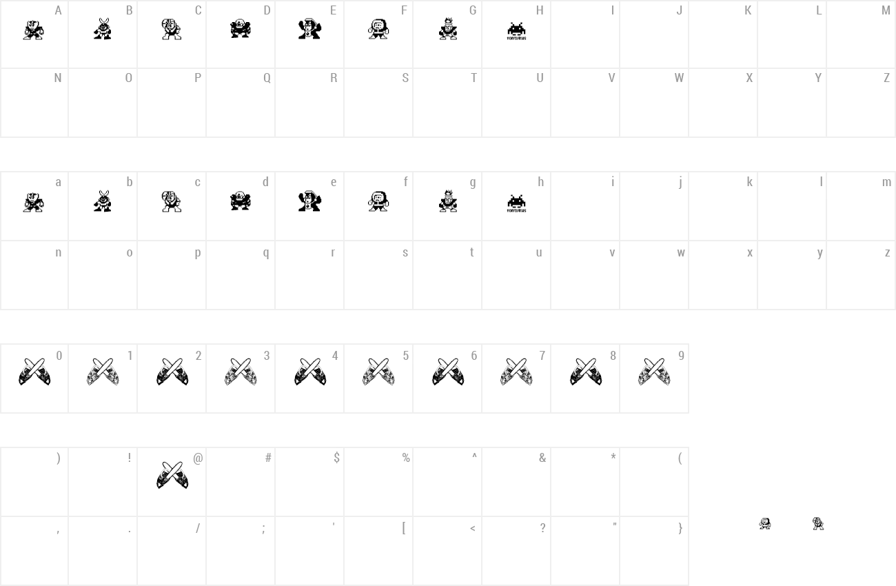 Download Free Font MegaMan