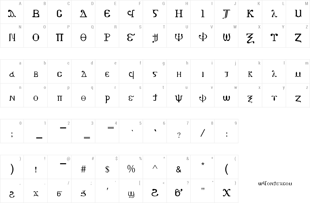 MENA 1 Font | wfonts.com - download free