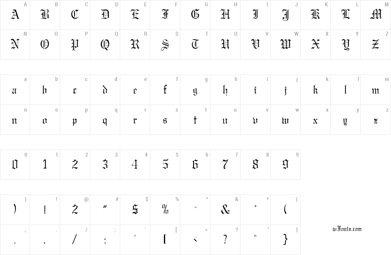 Monastery Font | wfonts.com - download free