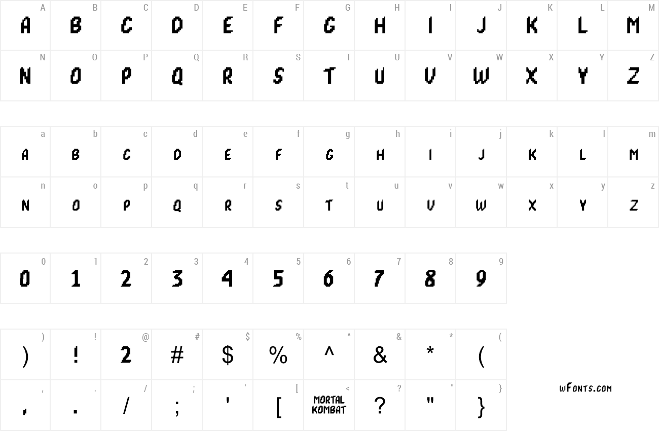 Mortal Kombat 1 Font | wfonts.com - download free