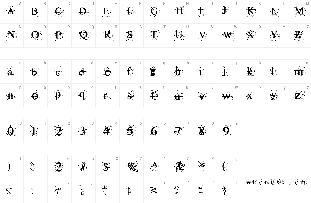 Mosh Pit Font | wfonts.com - download free