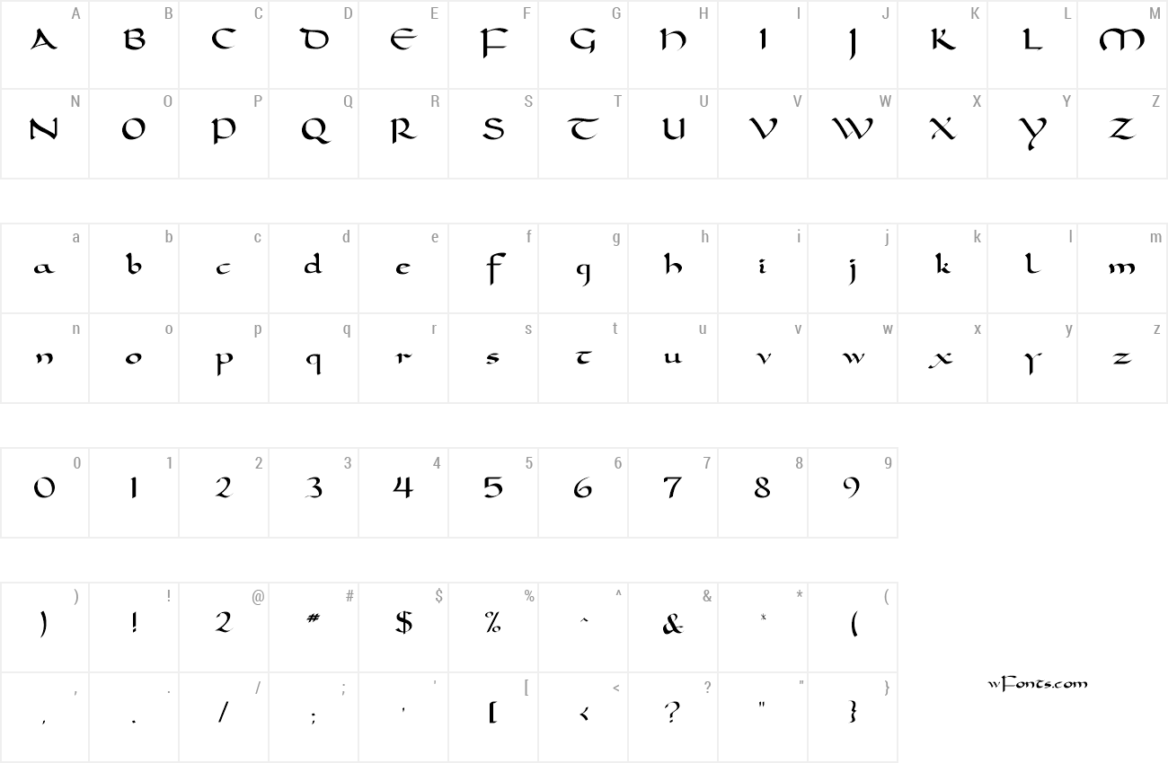 Pequod Font | wfonts.com - download free