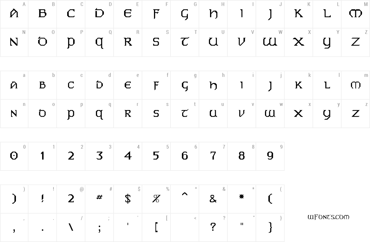 SLAVIC Font | wfonts.com - download free