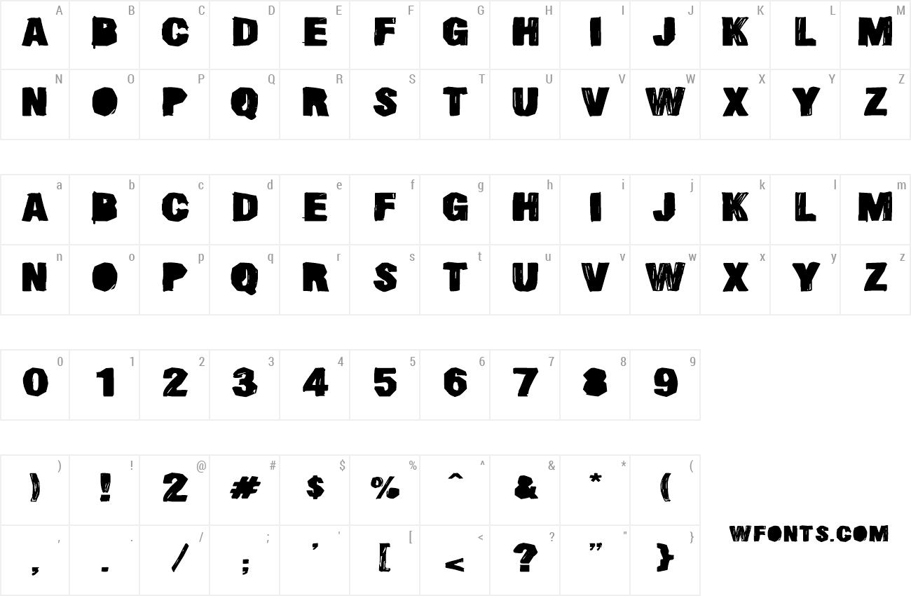 Smeared DSG Font | wfonts.com - download free