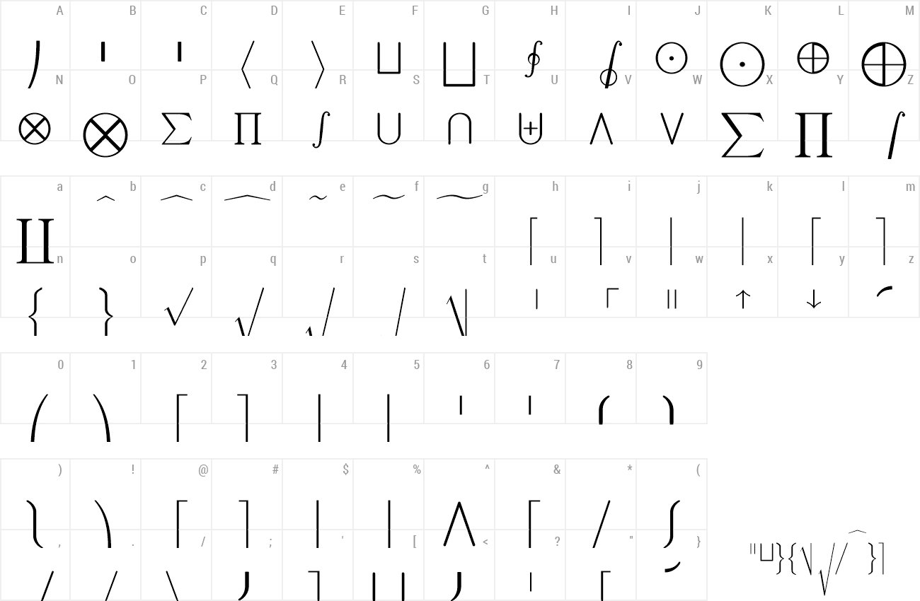 TeXplus EX Font | wfonts.com - download free