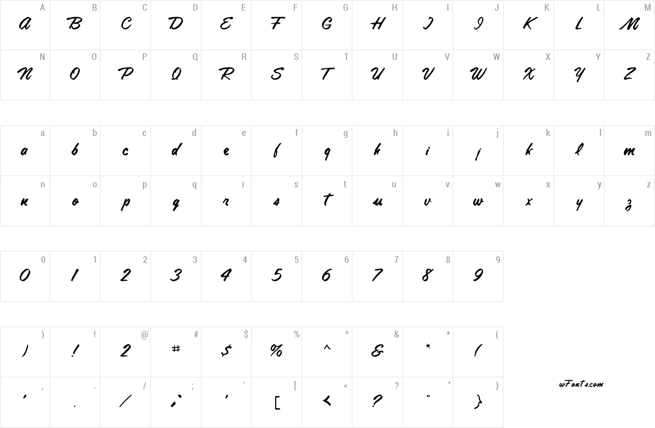 Tamte Semi-Script Font | wfonts.com - download free