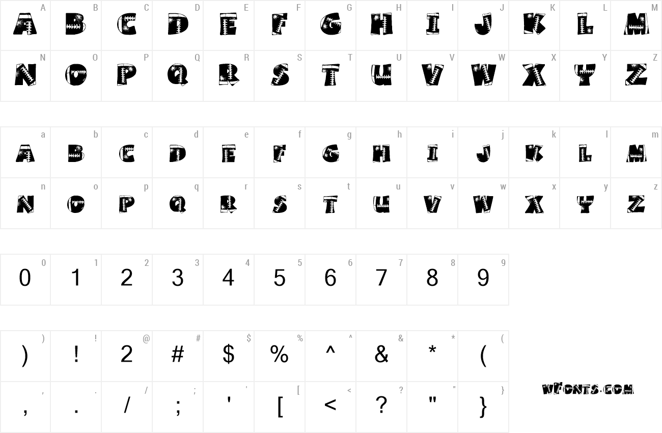 Touchdown Font | wfonts.com - download free