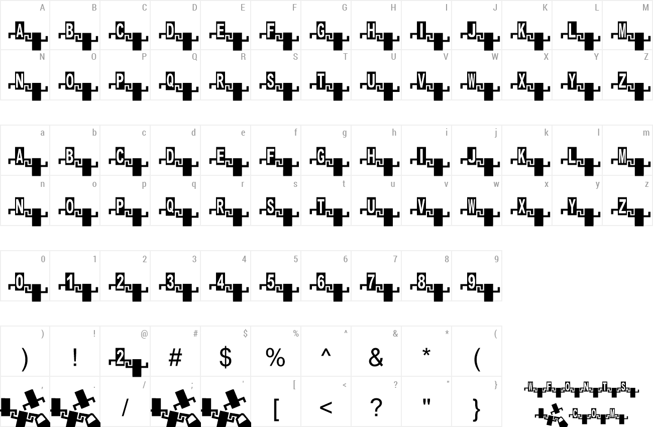 Zipper Font | wfonts.com - download free