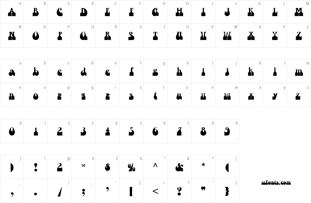 ButterflyBleu HM Font | wfonts.com - download free