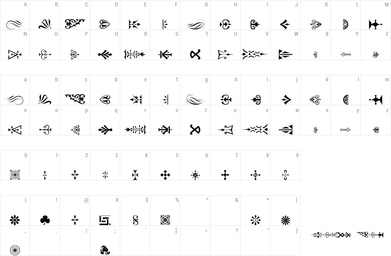 Ornament_TM Font | wfonts.com - download free