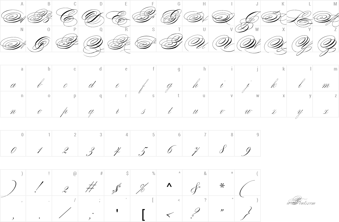 Zanerian Two Font | wfonts.com - download free